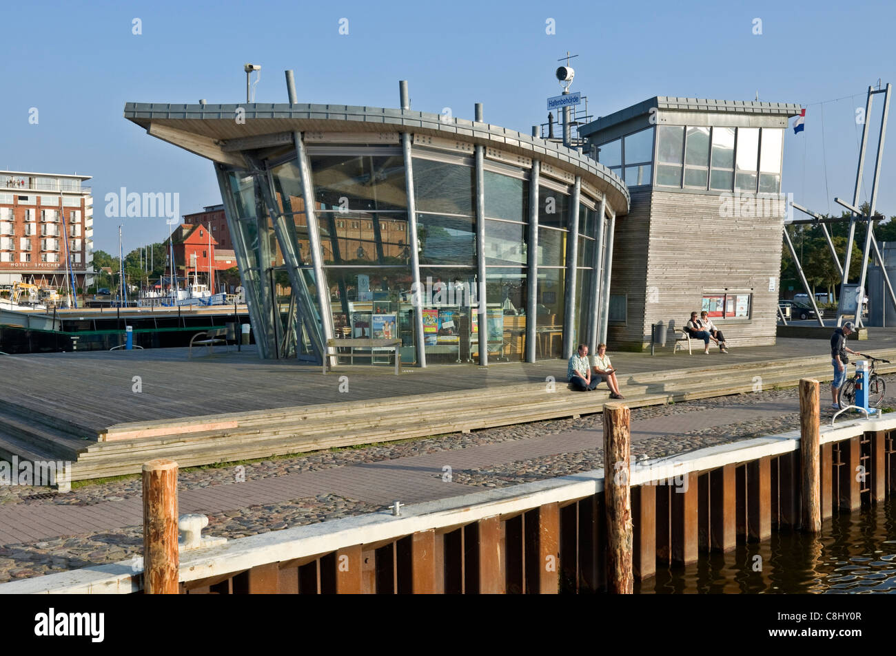 Barth harbour mecklenburg western pomerania germany hi-res stock ...