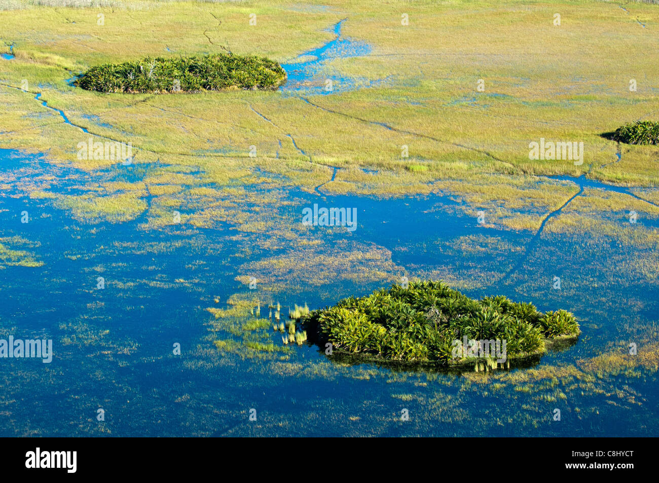 Aerial view of Okavango Delta, Botswana Stock Photo - Alamy