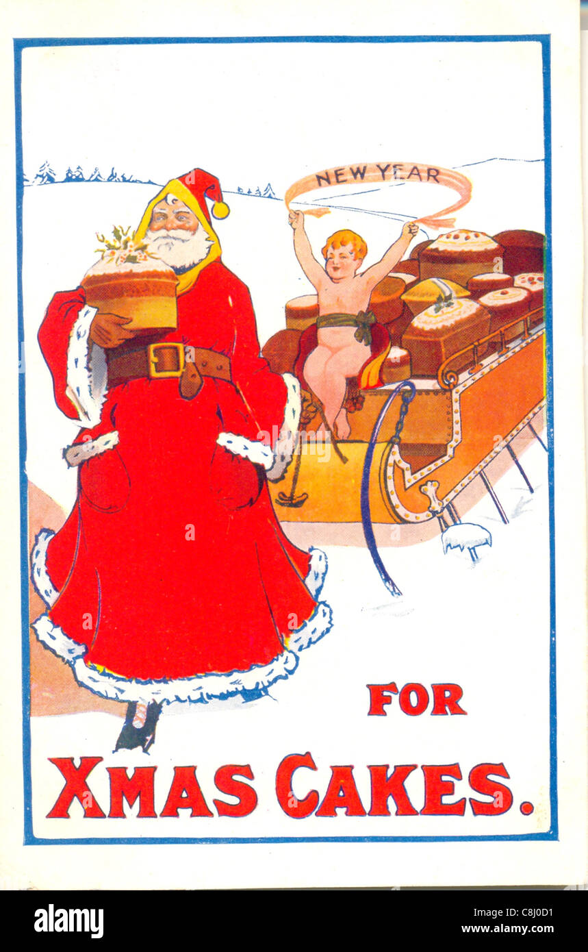 1900s christmas cake hi-res stock photography and images - Alamy