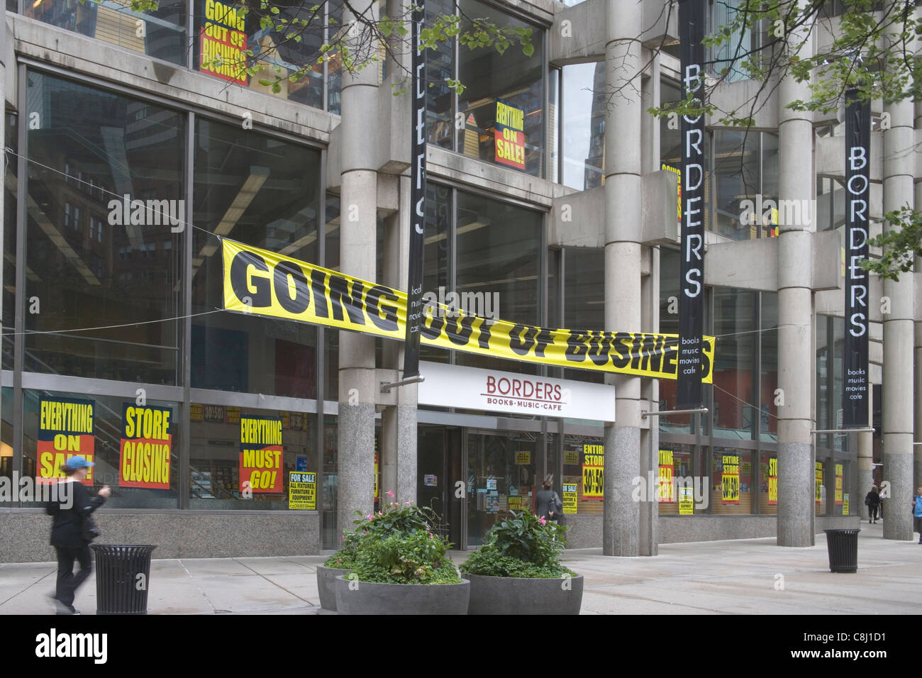 borders bookstore boston massachusetts Stock Photo - Alamy