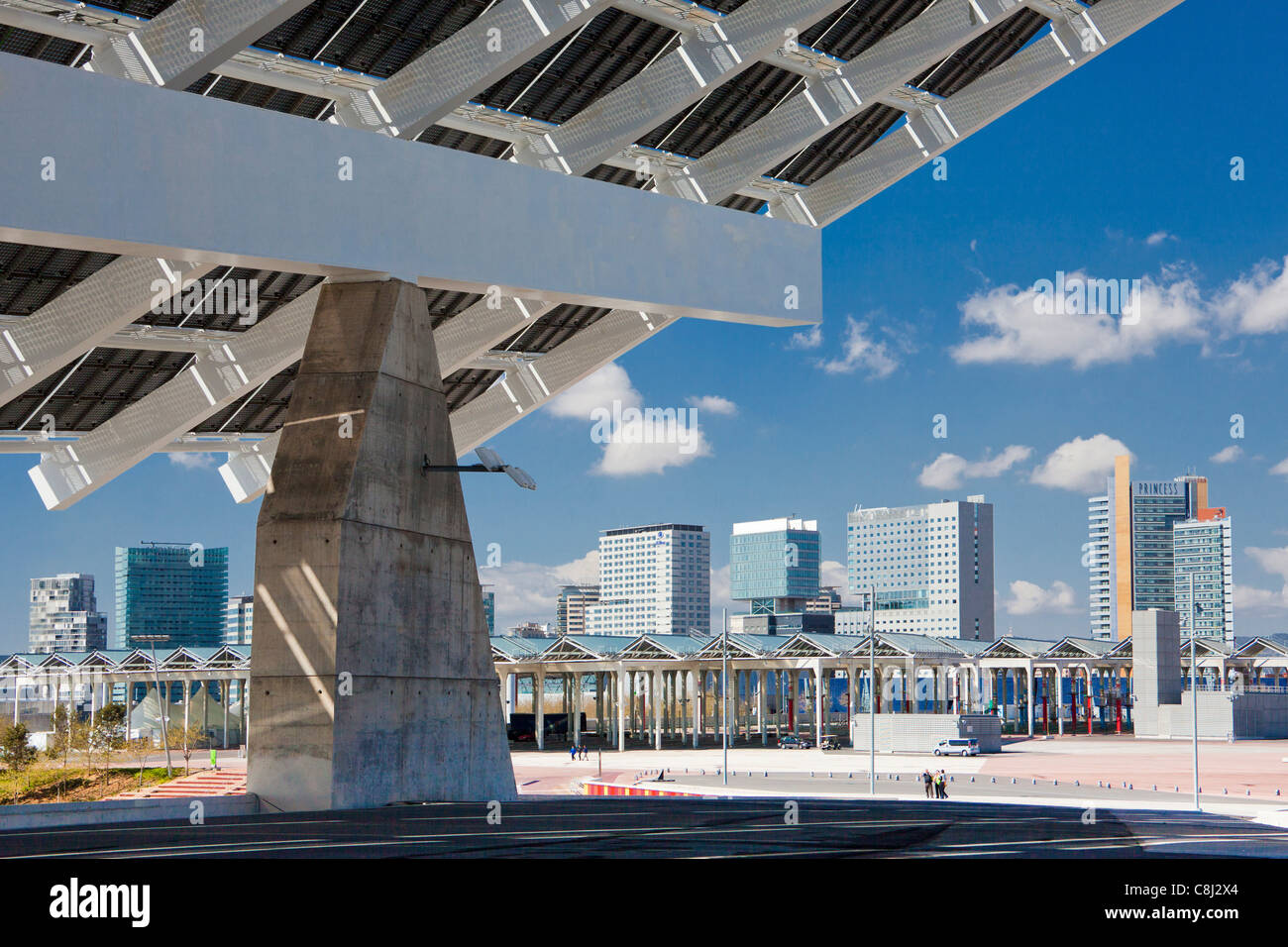 Spain solar power barcelona hi-res stock photography and images - Alamy