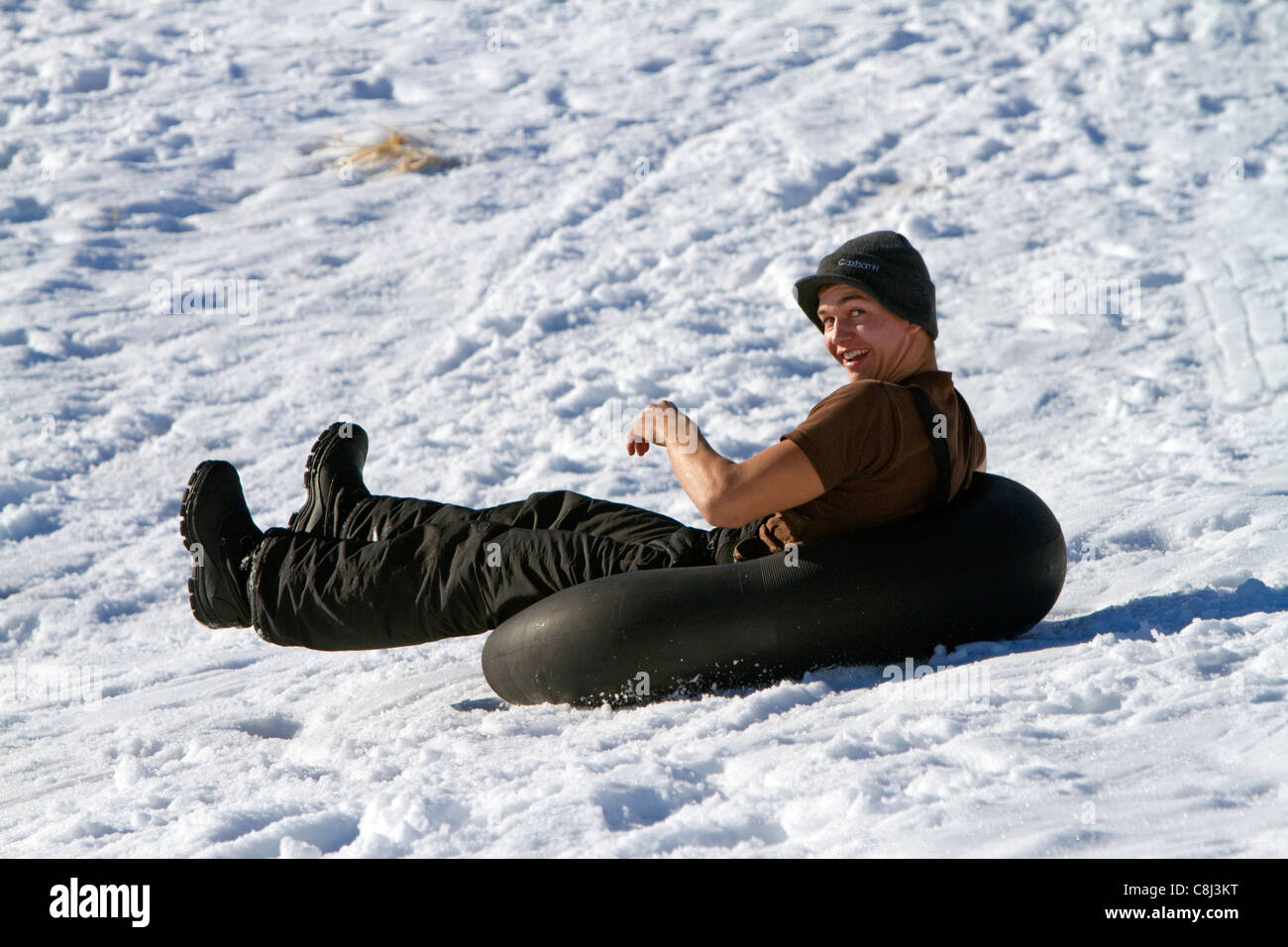 Sledding season hi-res stock photography and images - Alamy