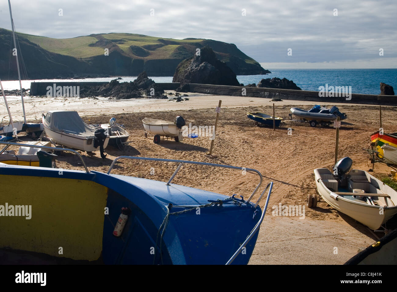 Hope cove beach hi-res stock photography and images - Alamy