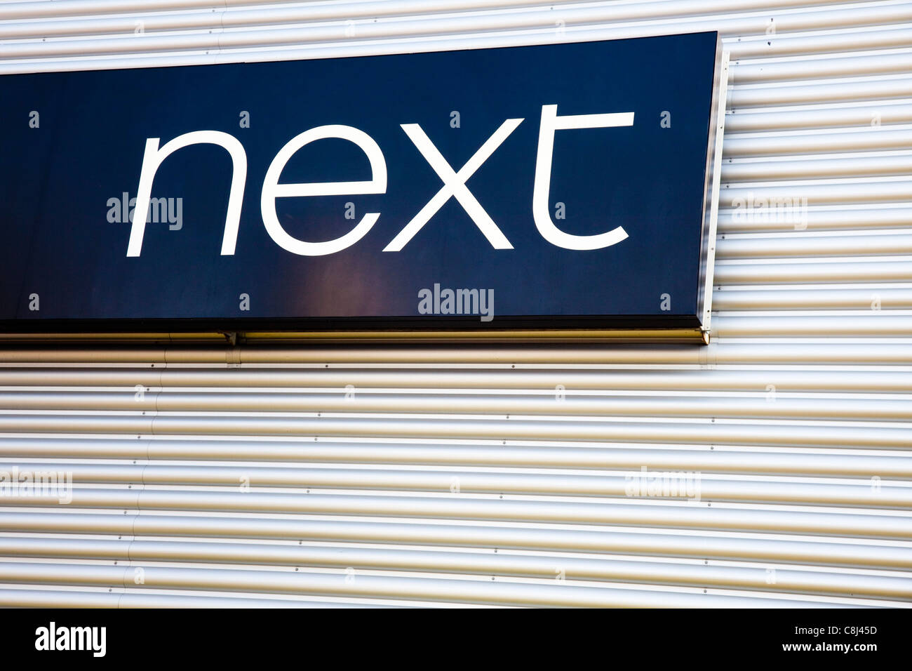 Sign, Next retail warehouse, Kent, UK Stock Photo - Alamy