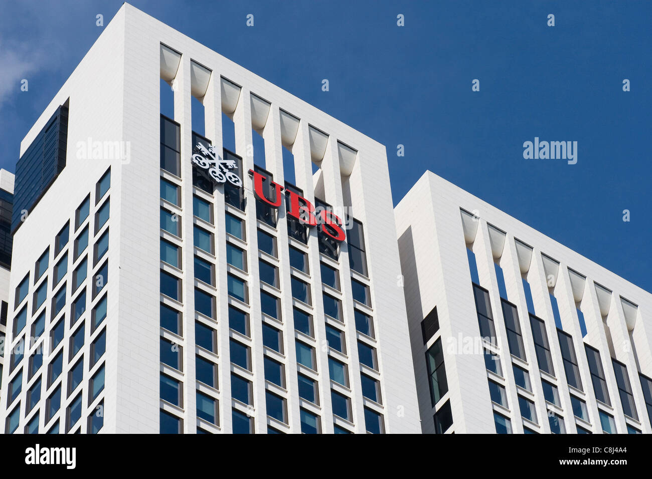 Frankfurt, Germany, building, construction, UBS, bank metropolis, bank ...