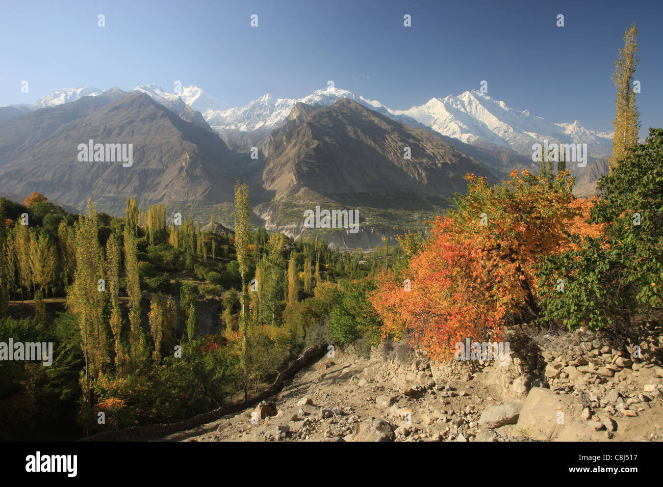 Hunza, Hunza-Valley, Karakoram, Karakoram-Highway, Pakistan, Asia, silk ...