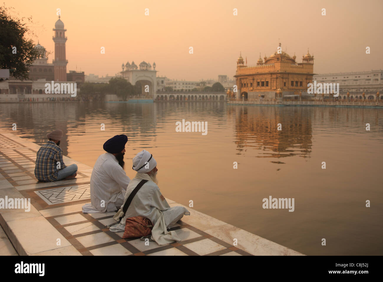 Golden Temple, Sikh, Amritsar, India, Asia, Punjab, Guru Arjun Dev ...