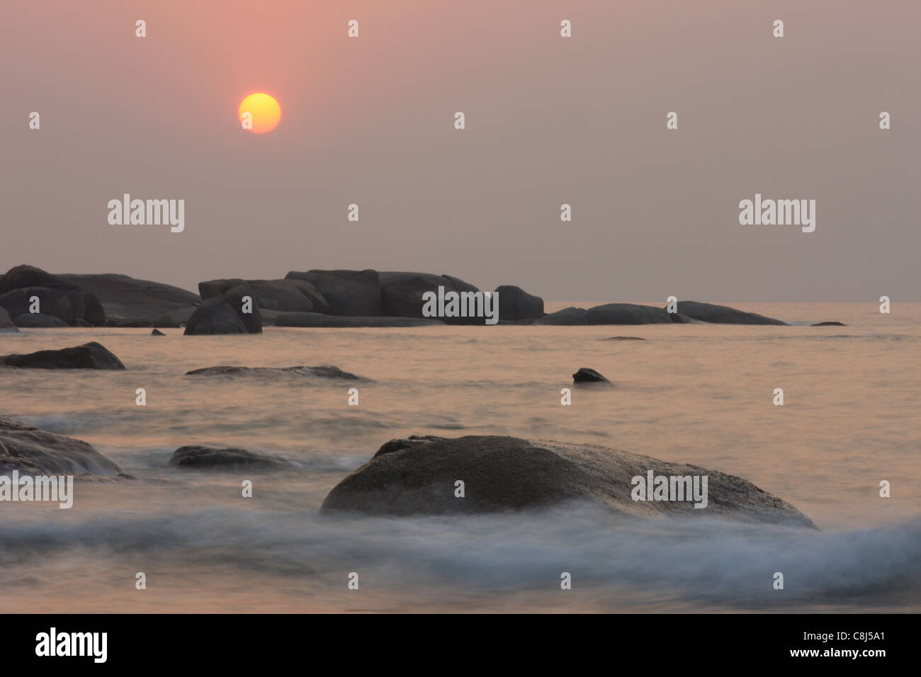 Goa, India, Asia, sea, ocean, sunset, sunrise, atmospheric, romantic ...