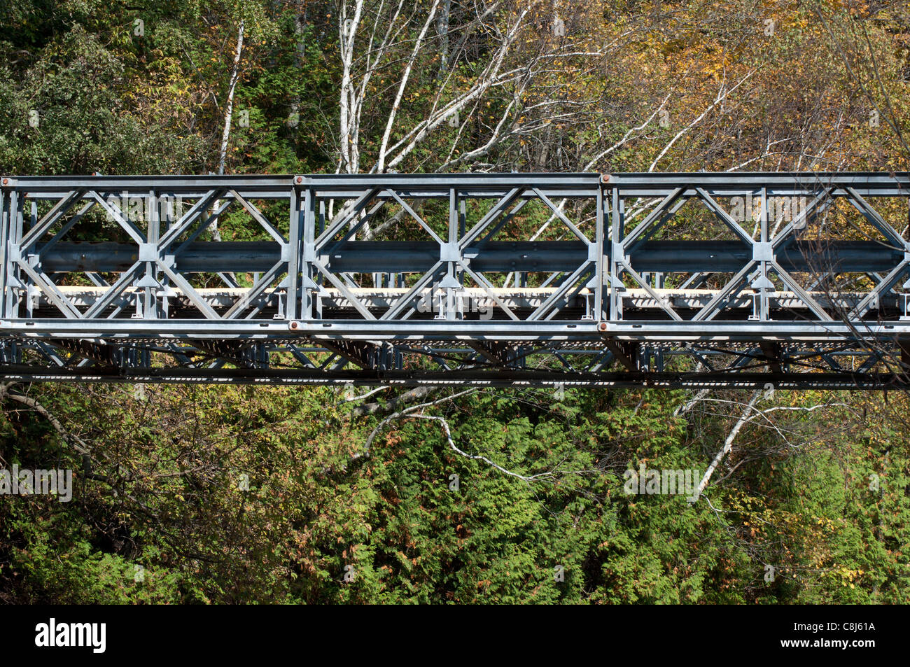 Cool metal bridge Stock Photo - Alamy