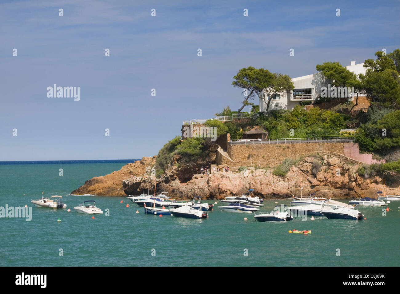 Luxury villa at Sa Riera, Costa Brava, Catalonia, Spain Stock Photo - Alamy