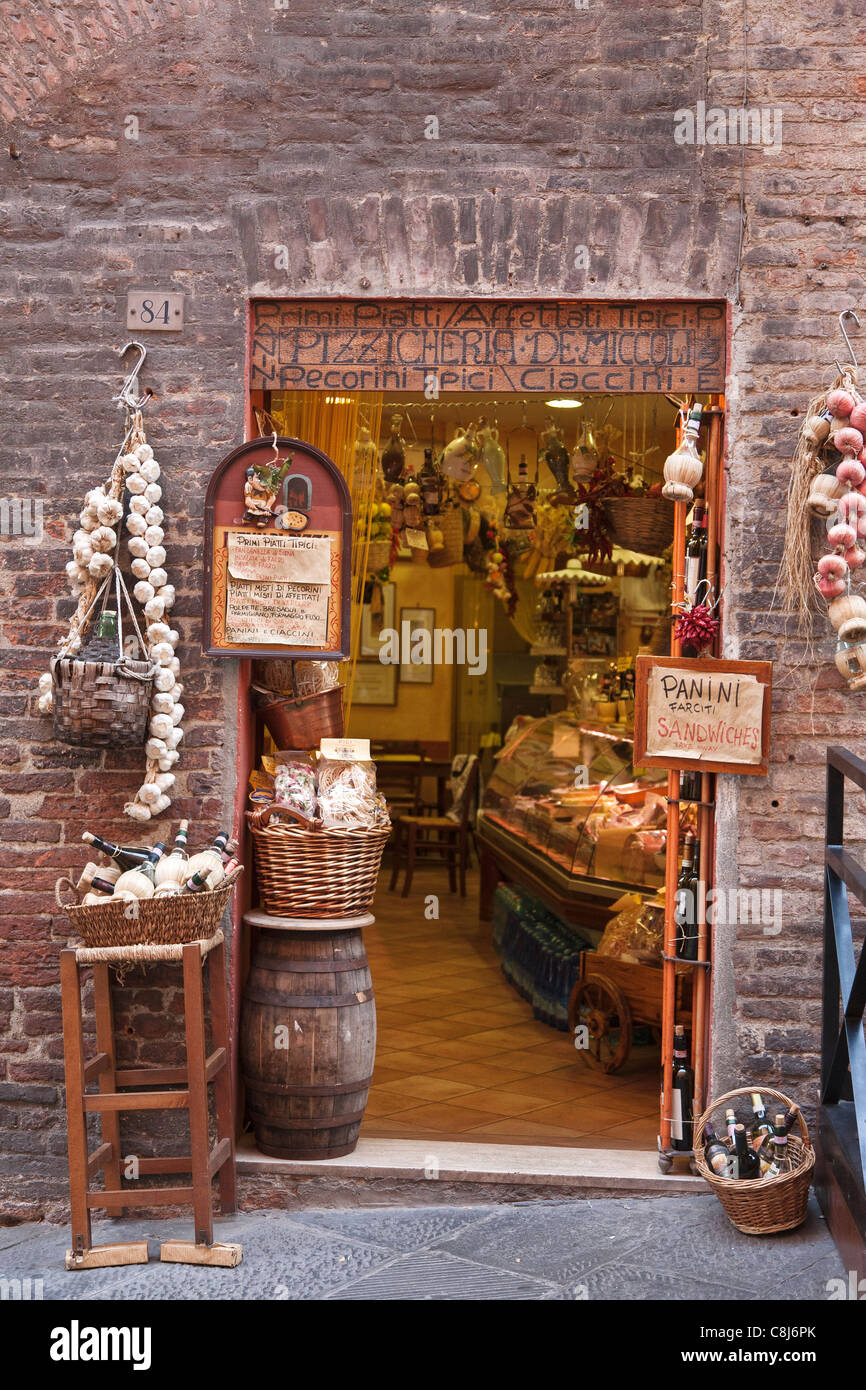 Cafe Siena, Tuscany, Italy Stock Photo - Alamy