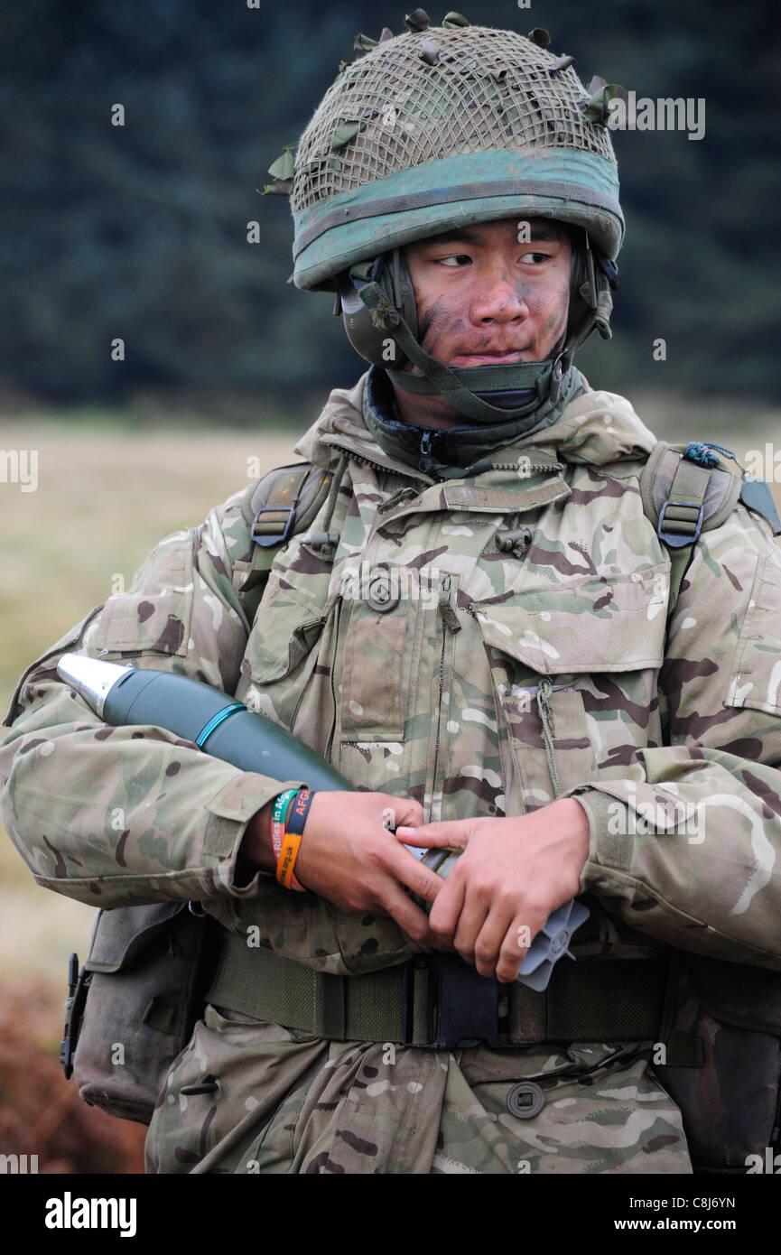 he L16A2 81mm Mortar is a Battlegroup level indirect fire weapon Stock ...