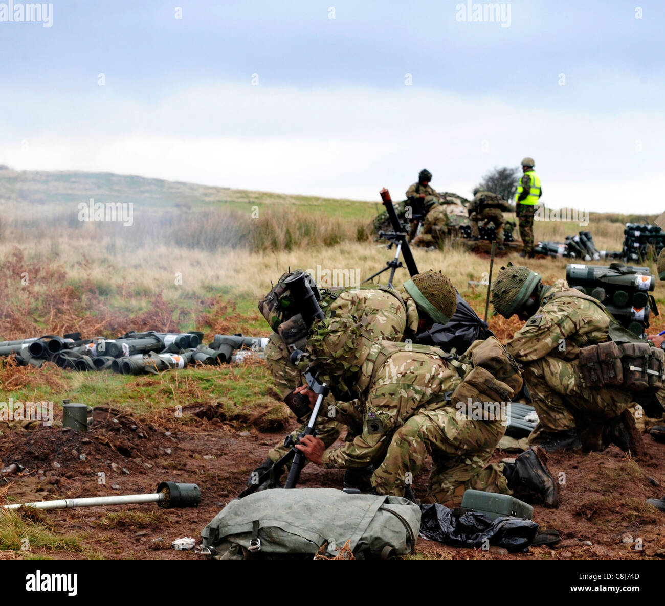 he L16A2 81mm Mortar is a Battlegroup level indirect fire weapon Stock ...