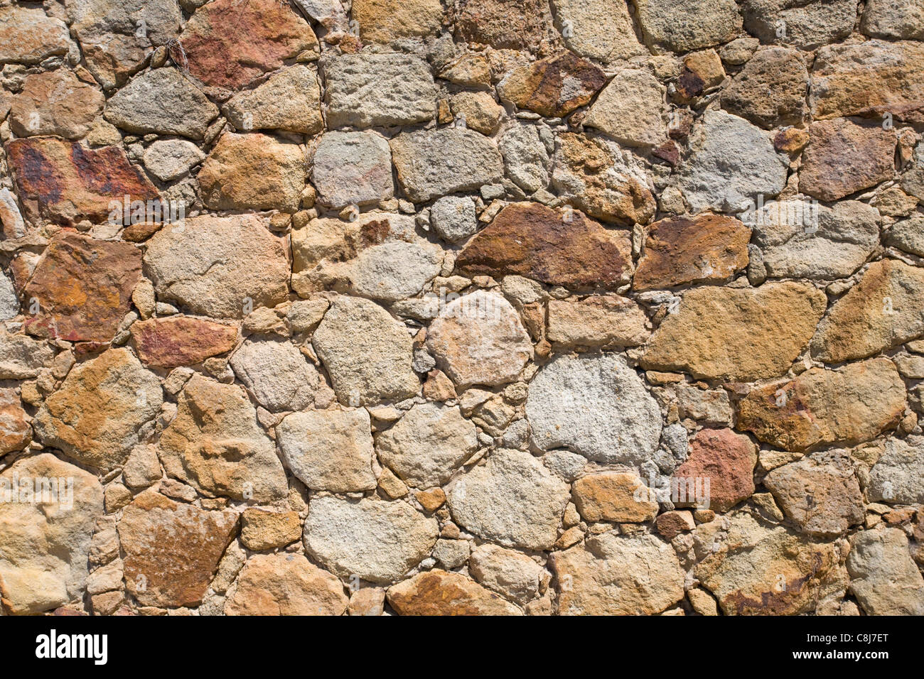 Medieval stone wall Stock Photo - Alamy