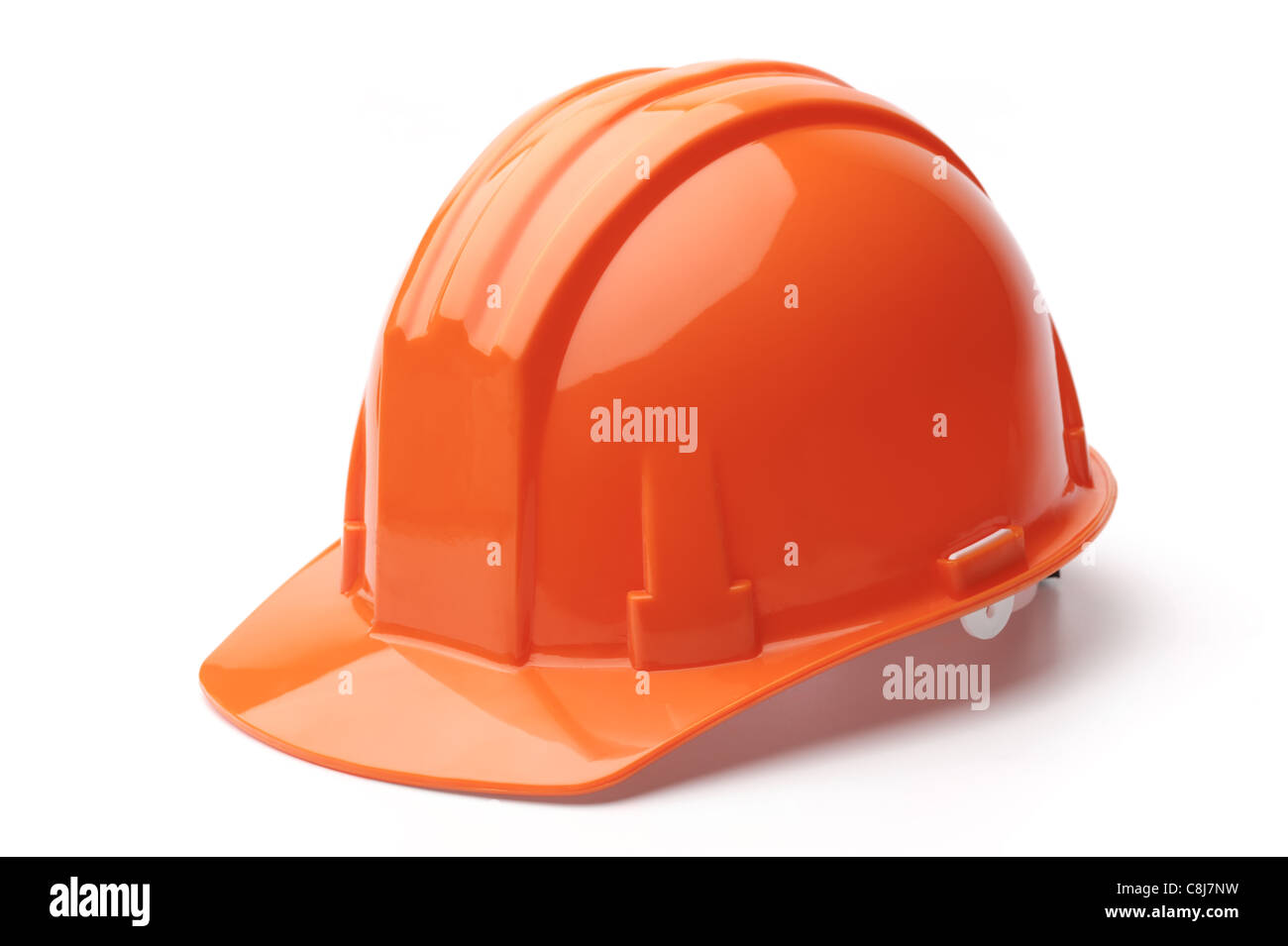 Hard hat, isolated on white background Stock Photo - Alamy