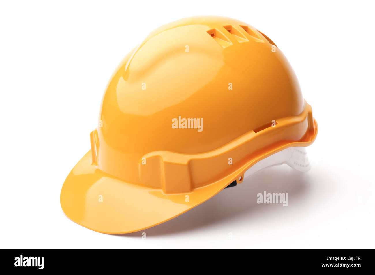 Hard hat, isolated on white background Stock Photo - Alamy