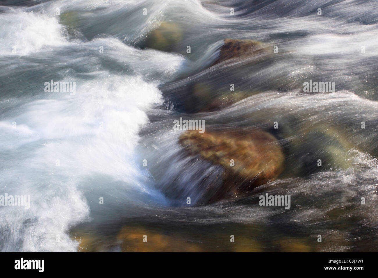 creek, brook, detail, energy, river, riverbed, pattern, rushing ...
