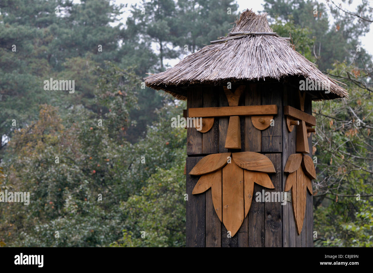 Wooden structure and buildings - old farming houses Stock Photo - Alamy