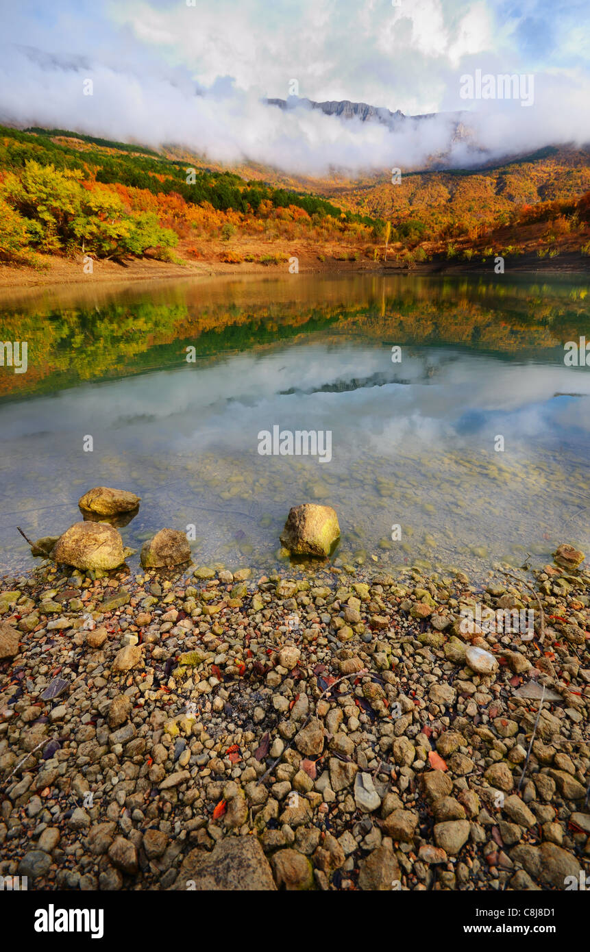 Reflections in deep blue hi-res stock photography and images - Alamy