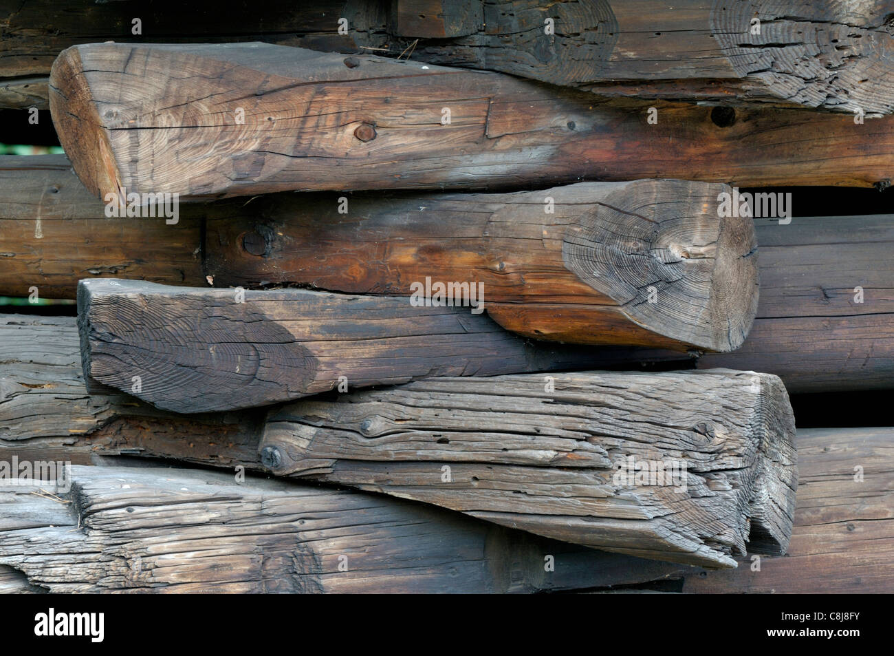 Wooden structure and buildings - old farming houses Stock Photo - Alamy