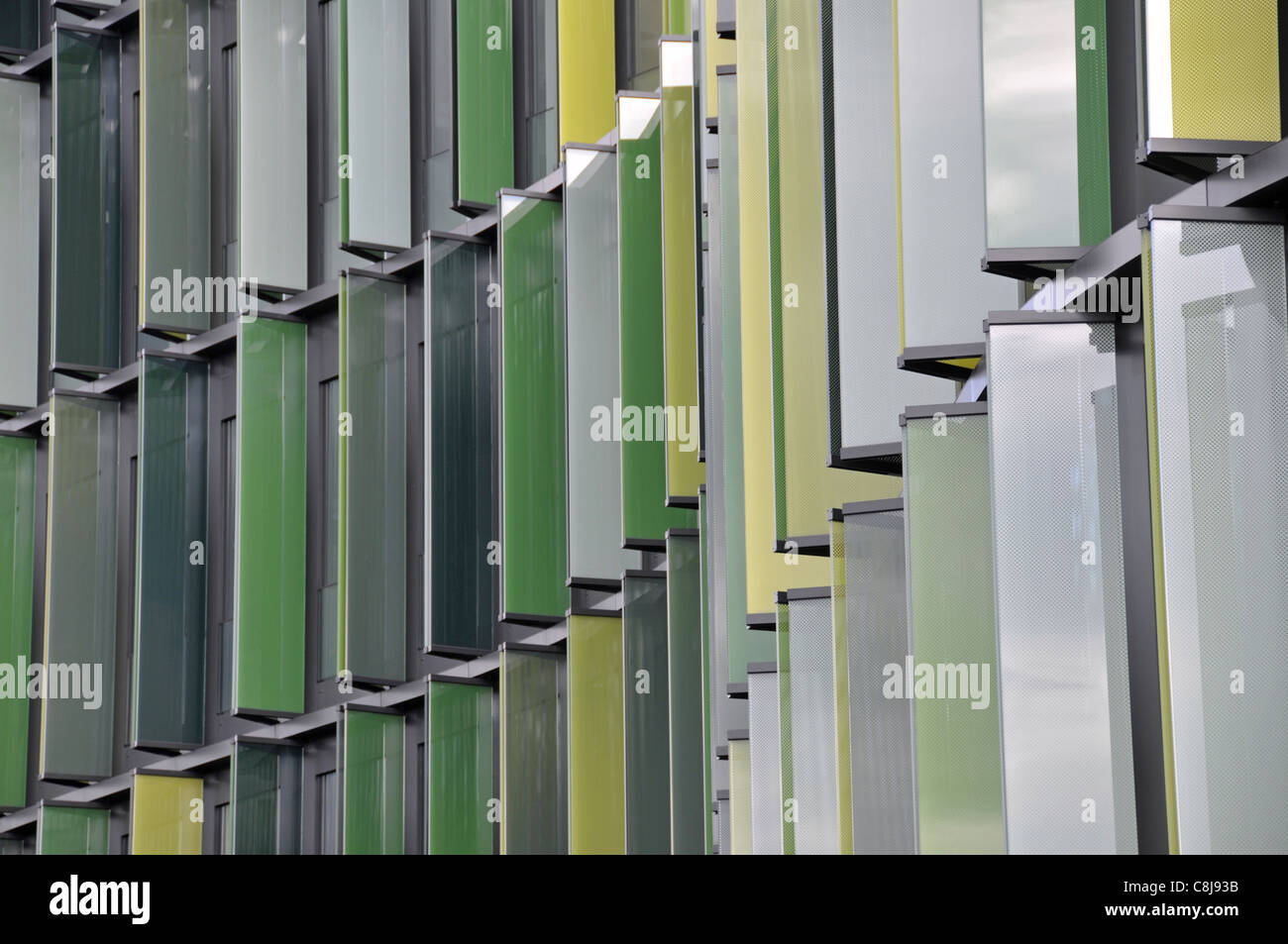 Architecture, cutting, detail, Bayenthal, office, office building ...