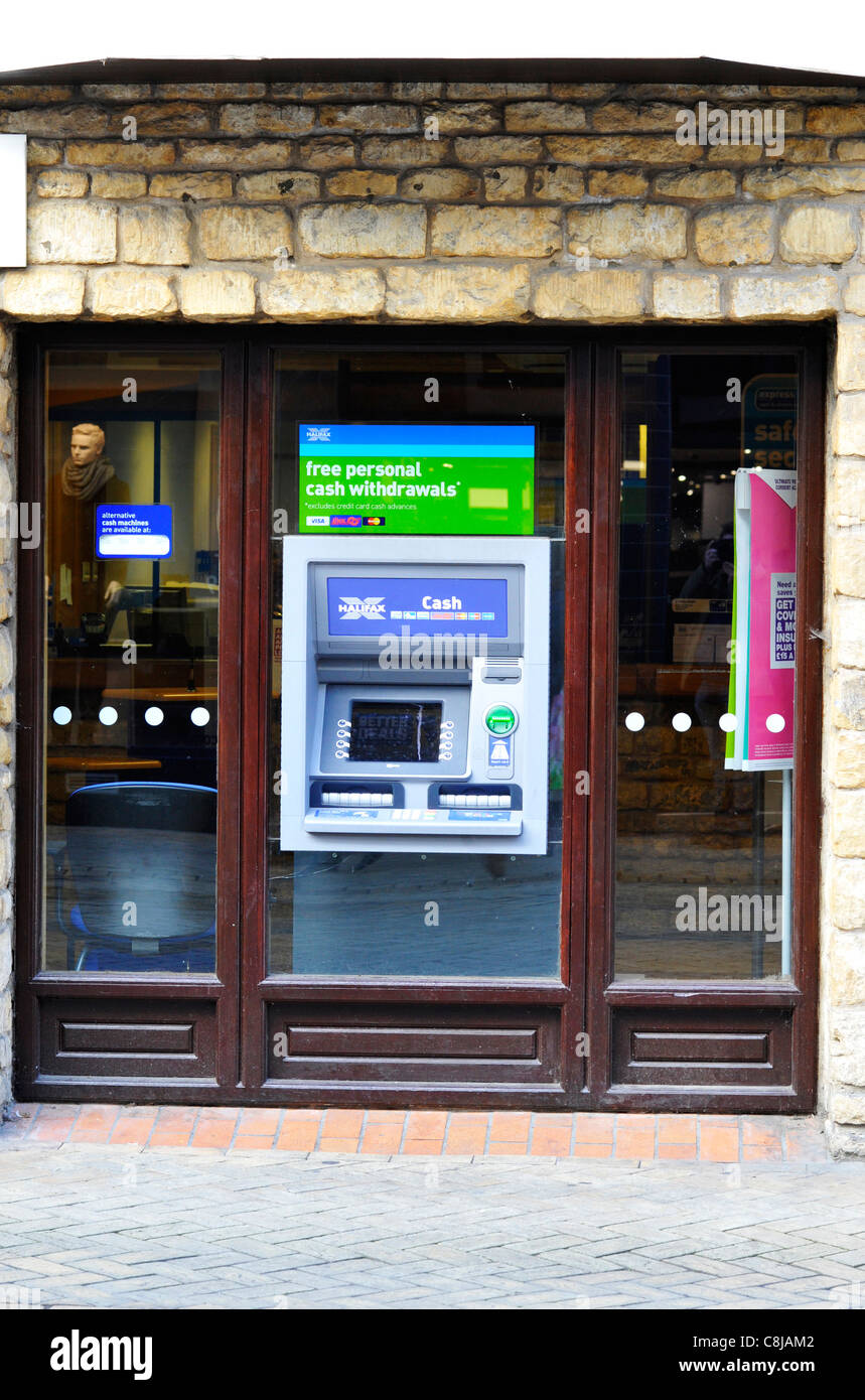Halifax cash machine hi-res stock photography and images - Alamy