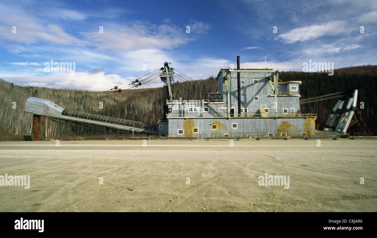 Gold Dredge Number 4 Stock Photo - Alamy