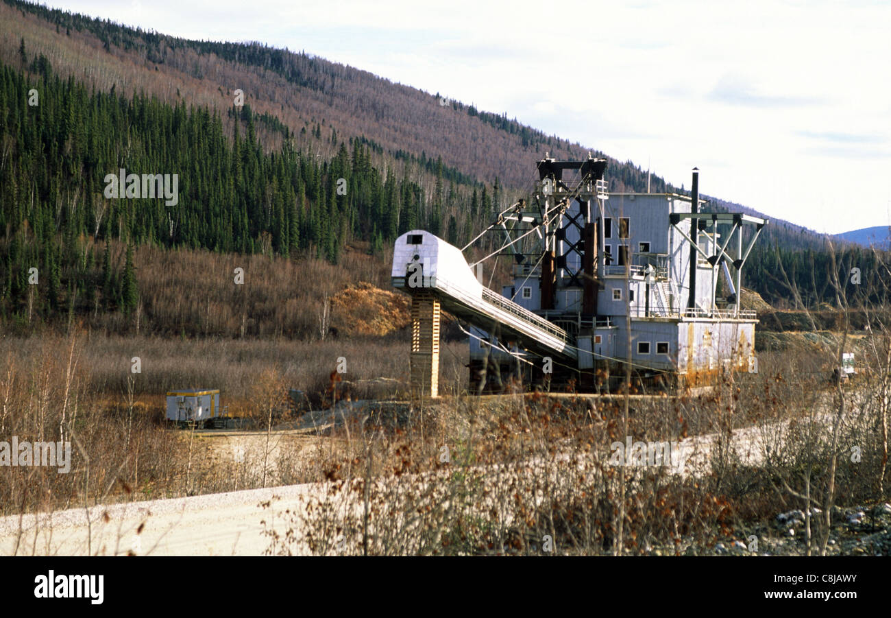 Gold Dredge Number 4 Stock Photo - Alamy