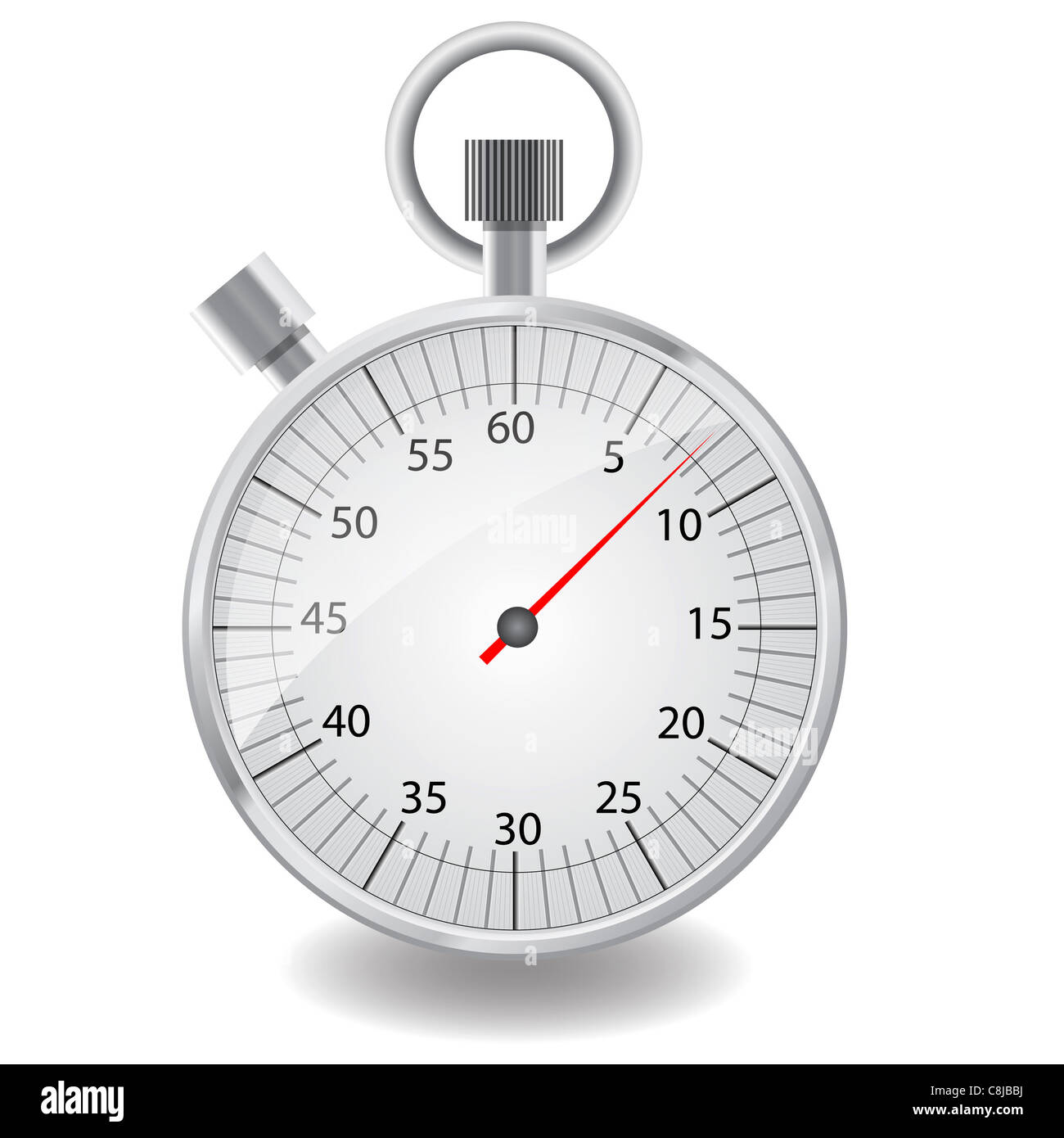 Stopwatch isolated on white background Stock Photo - Alamy
