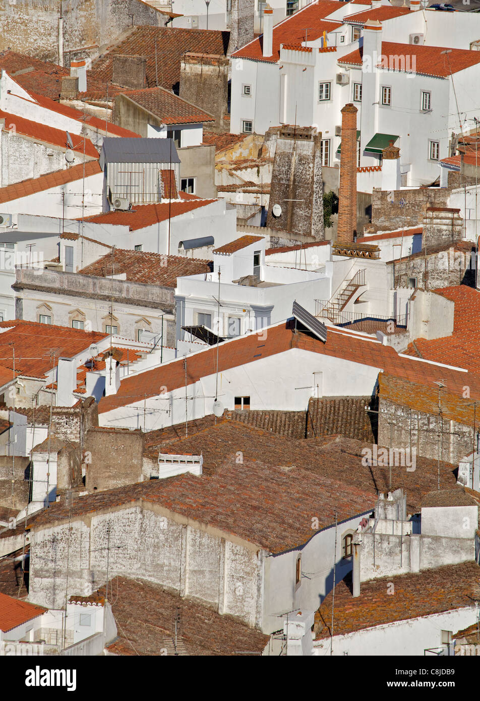 Crowded Homes of a Medieval Village Stock Photo - Alamy