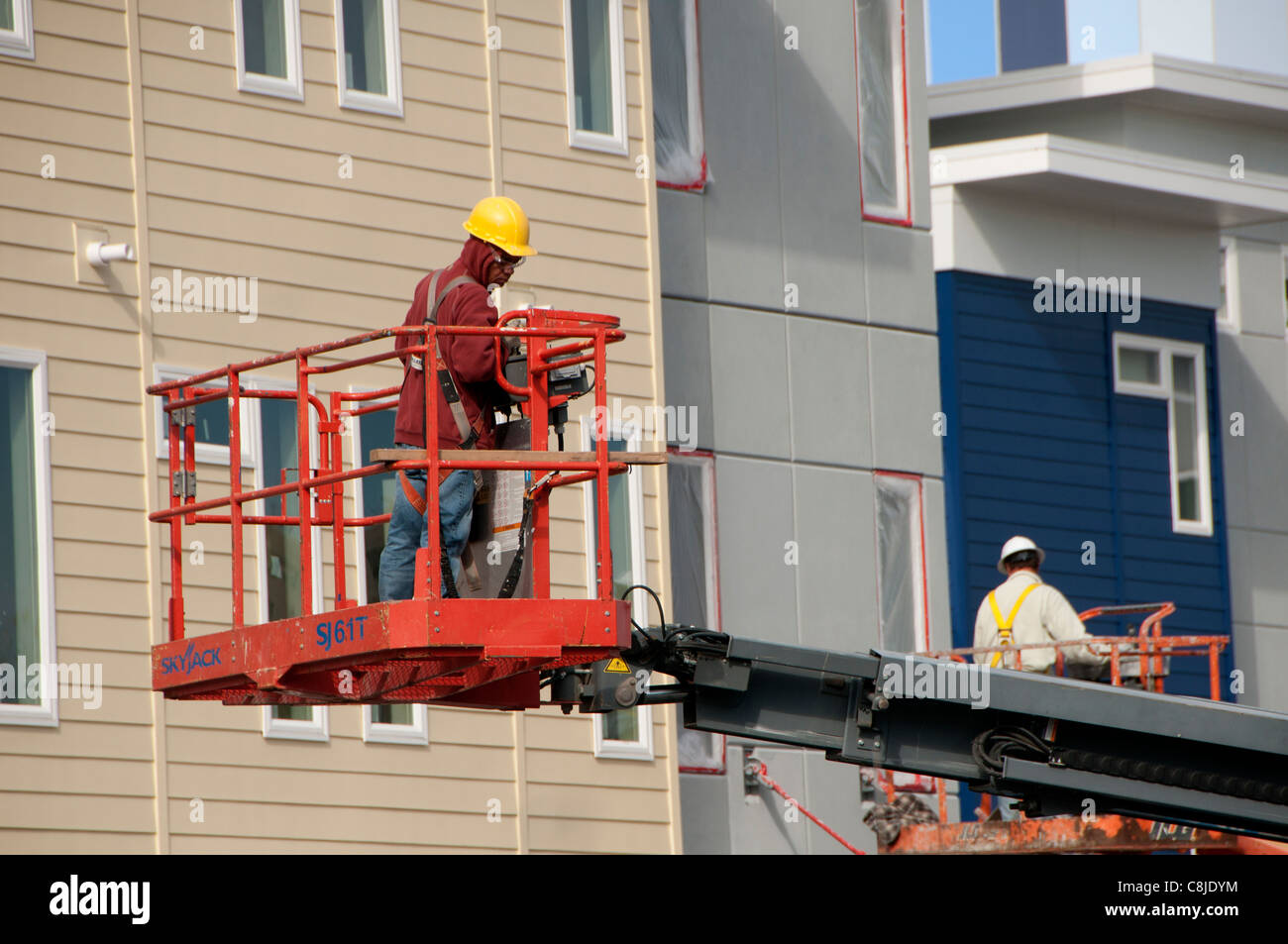 Cherry pickers hi-res stock photography and images - Alamy