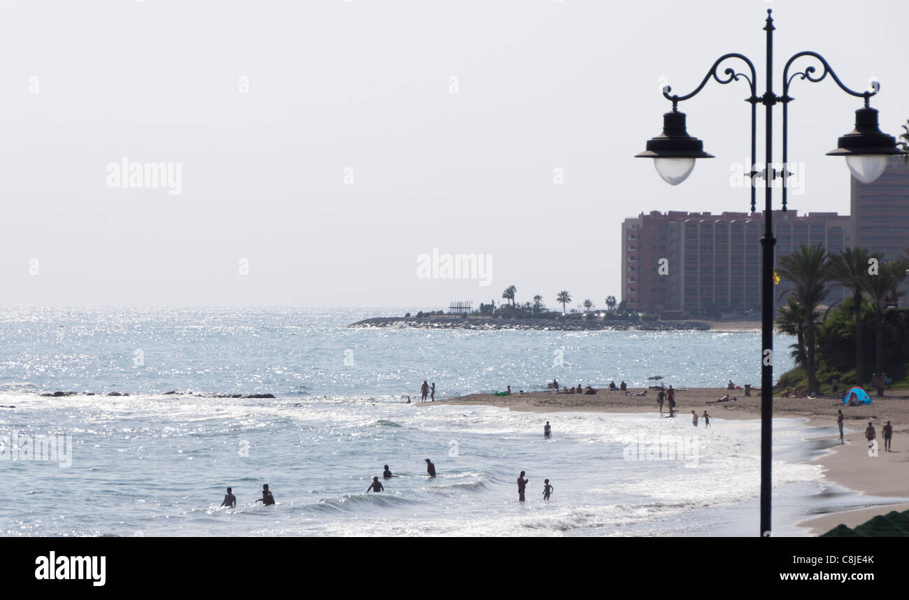 Beach promenade benalmadena costa costa hi-res stock photography and ...