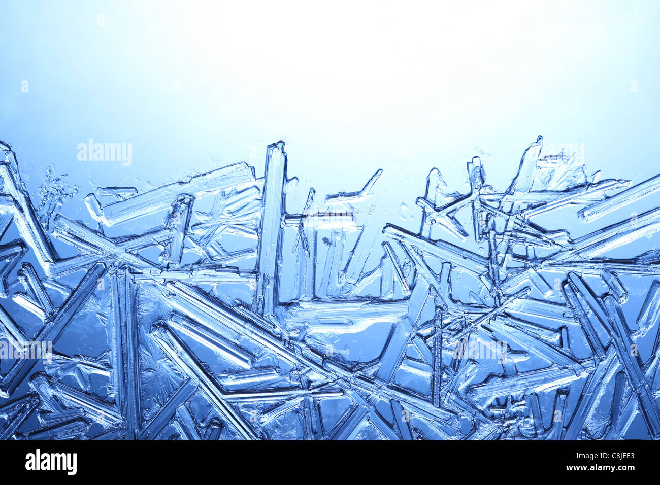 Frost on glass Stock Photo - Alamy