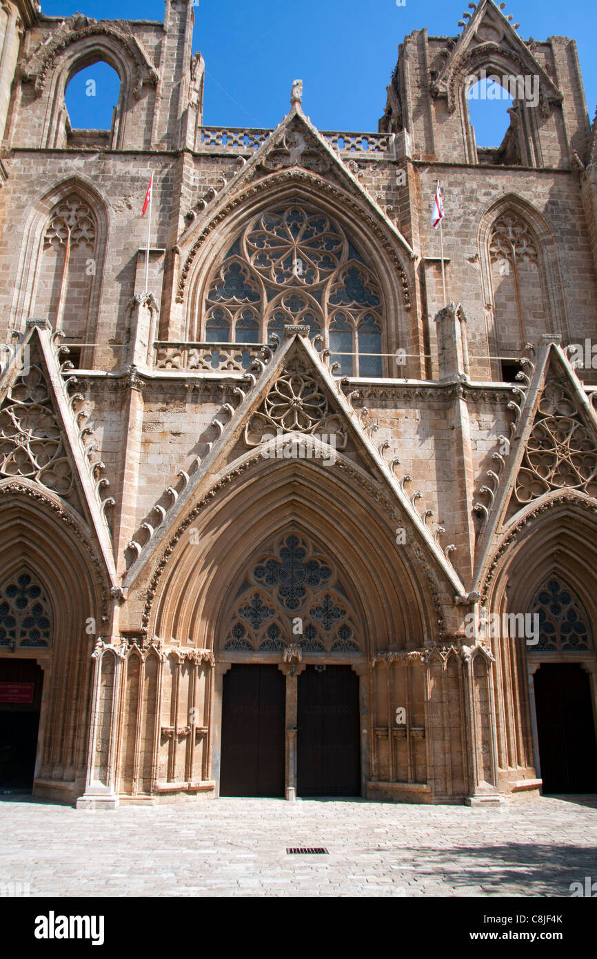 Lala Mustafa Pasa Mosque (formerly St Nicholas Cathedral), Famagusta ...