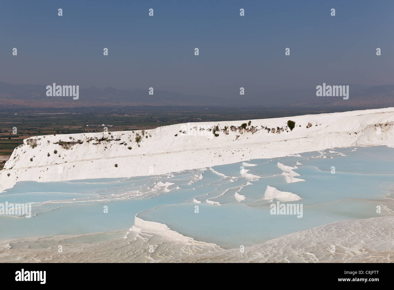 Calcium waterfalls Pamukkale Turkey Stock Photo - Alamy