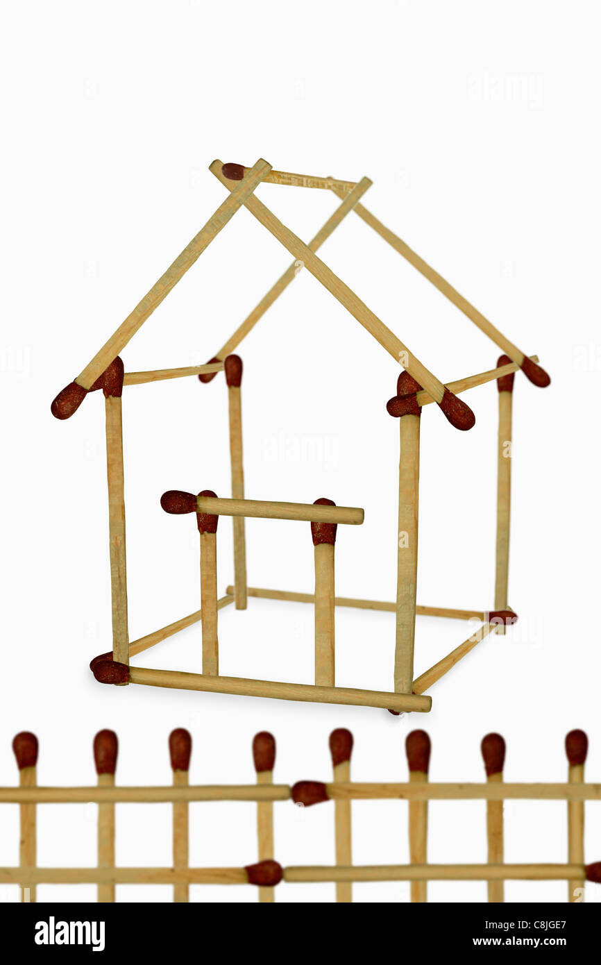 House of matches hi-res stock photography and images - Alamy