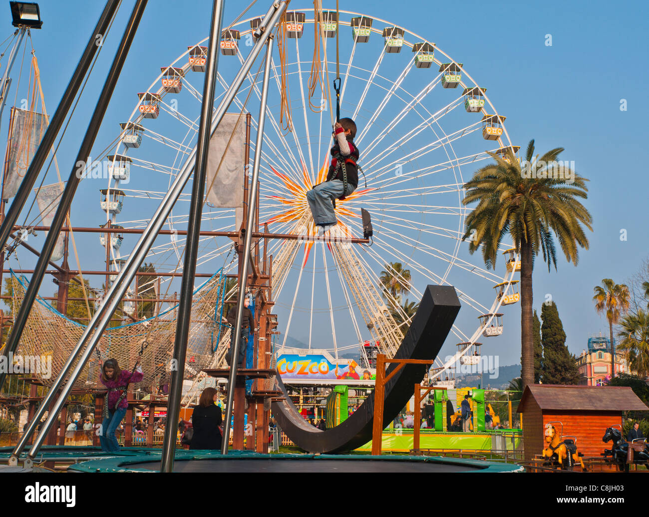 Carnival ferris wheel nice hi-res stock photography and images - Alamy