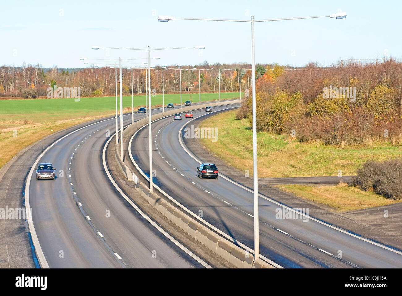 E4 motorway hi-res stock photography and images - Alamy