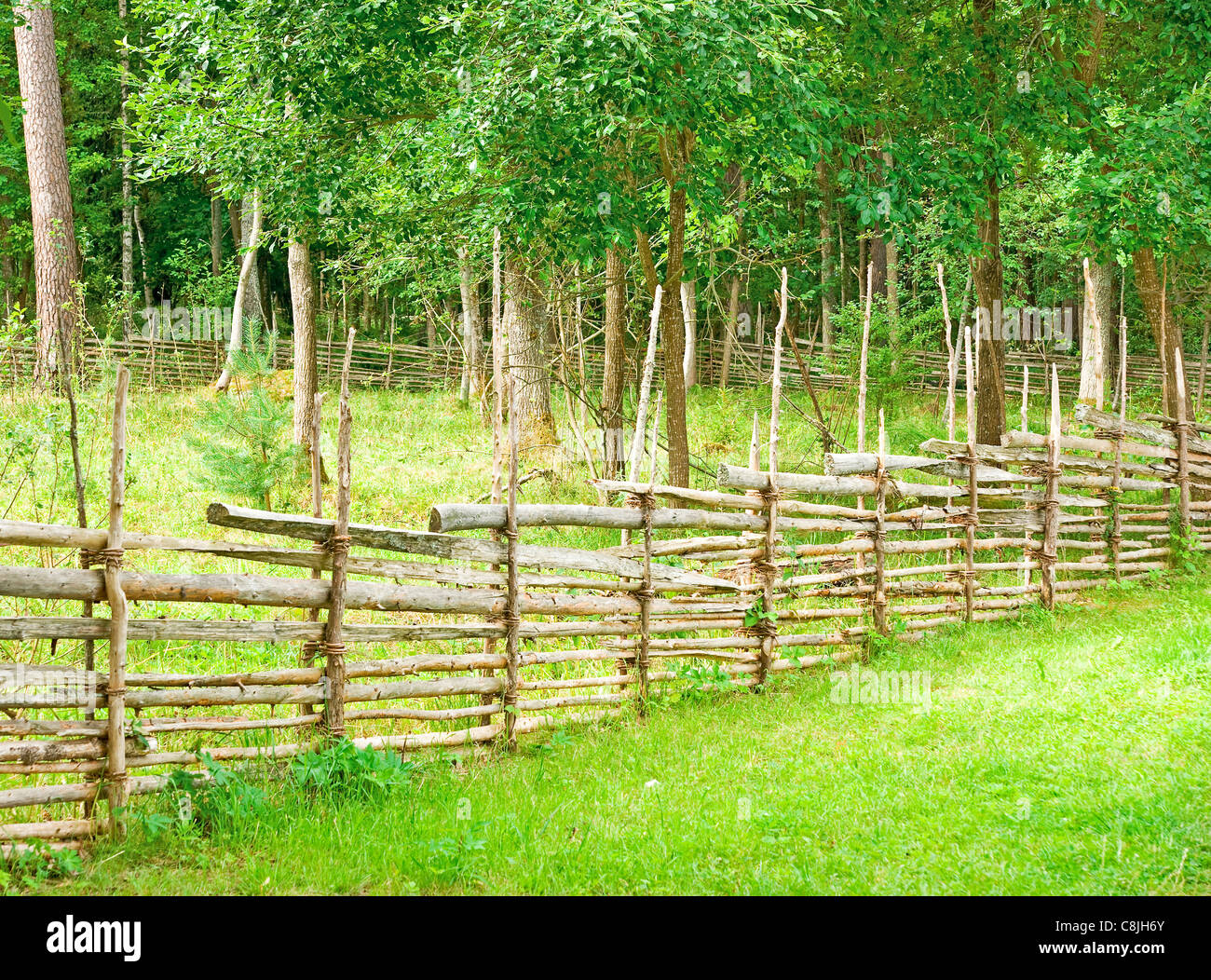 Traditional Swedish Fence High Resolution Stock Photography and Images ...
