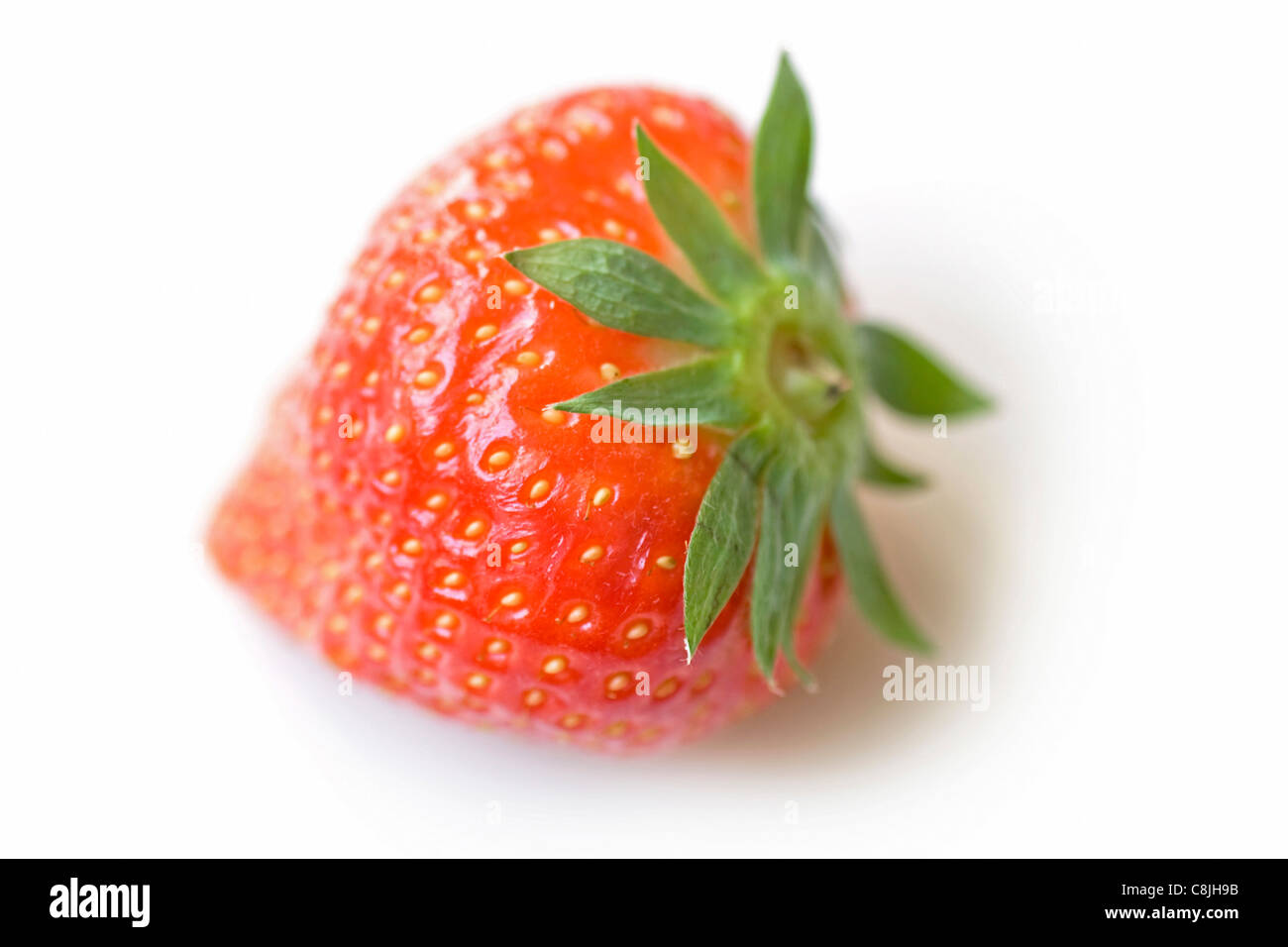 Strawberry isolated in white background Stock Photo - Alamy