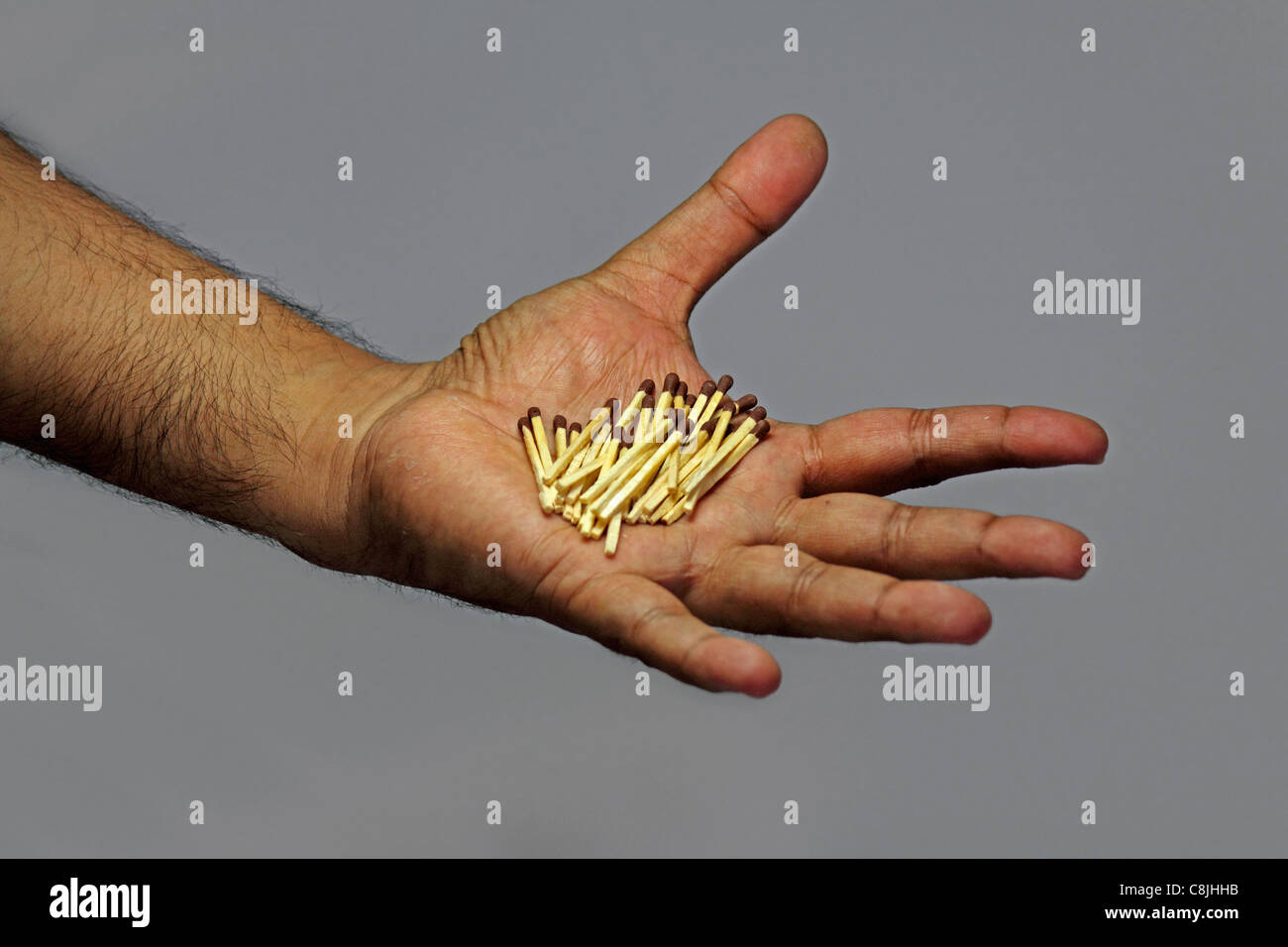 Close up match sticks in matchbox hi-res stock photography and images ...