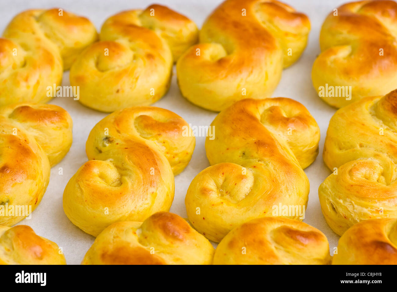 Saffron cookies hi-res stock photography and images - Alamy