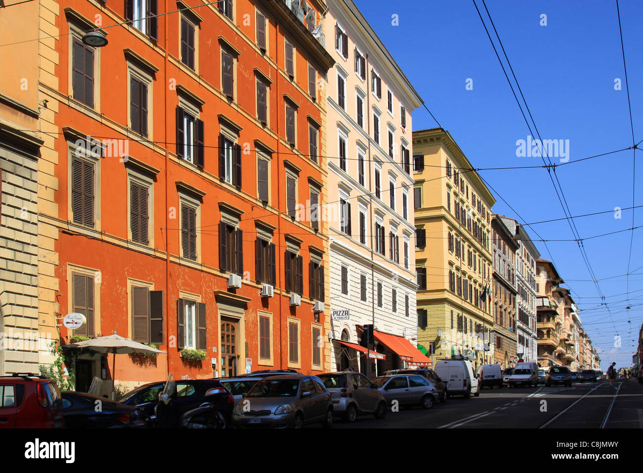 Orange and yellow houses hi-res stock photography and images - Alamy