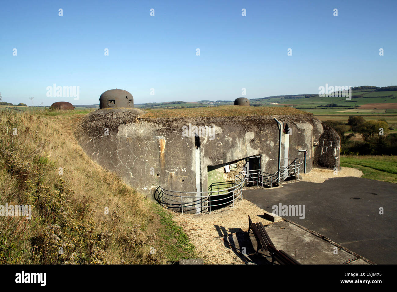 Blockhouse defensives at Petit Ouverage La Ferte on the Maginot Line in ...