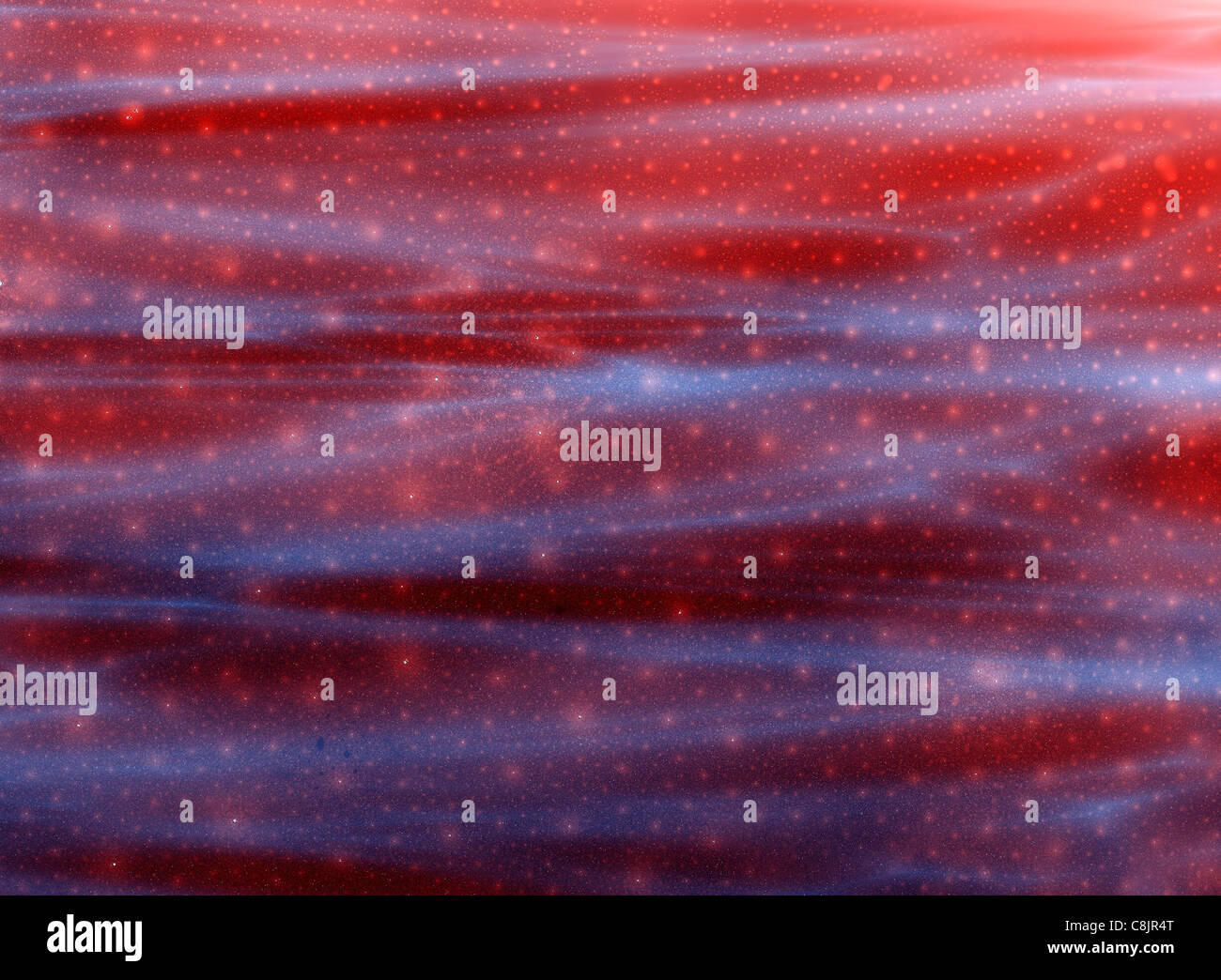 Planet space art red color illustration Stock Photo - Alamy