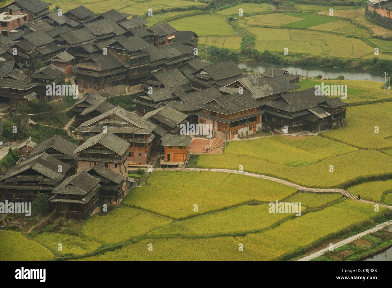 Ma'an, Guizhou province, China, Chinese countryside, minorities Stock ...