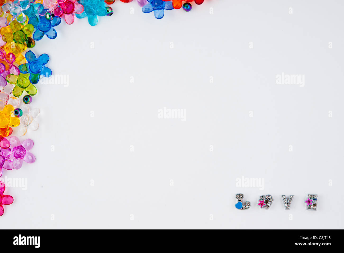 Colorfull Bead Frame Stock Photo - Alamy