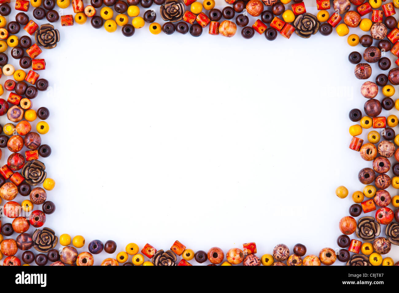 Colorfull Bead Frame Stock Photo - Alamy