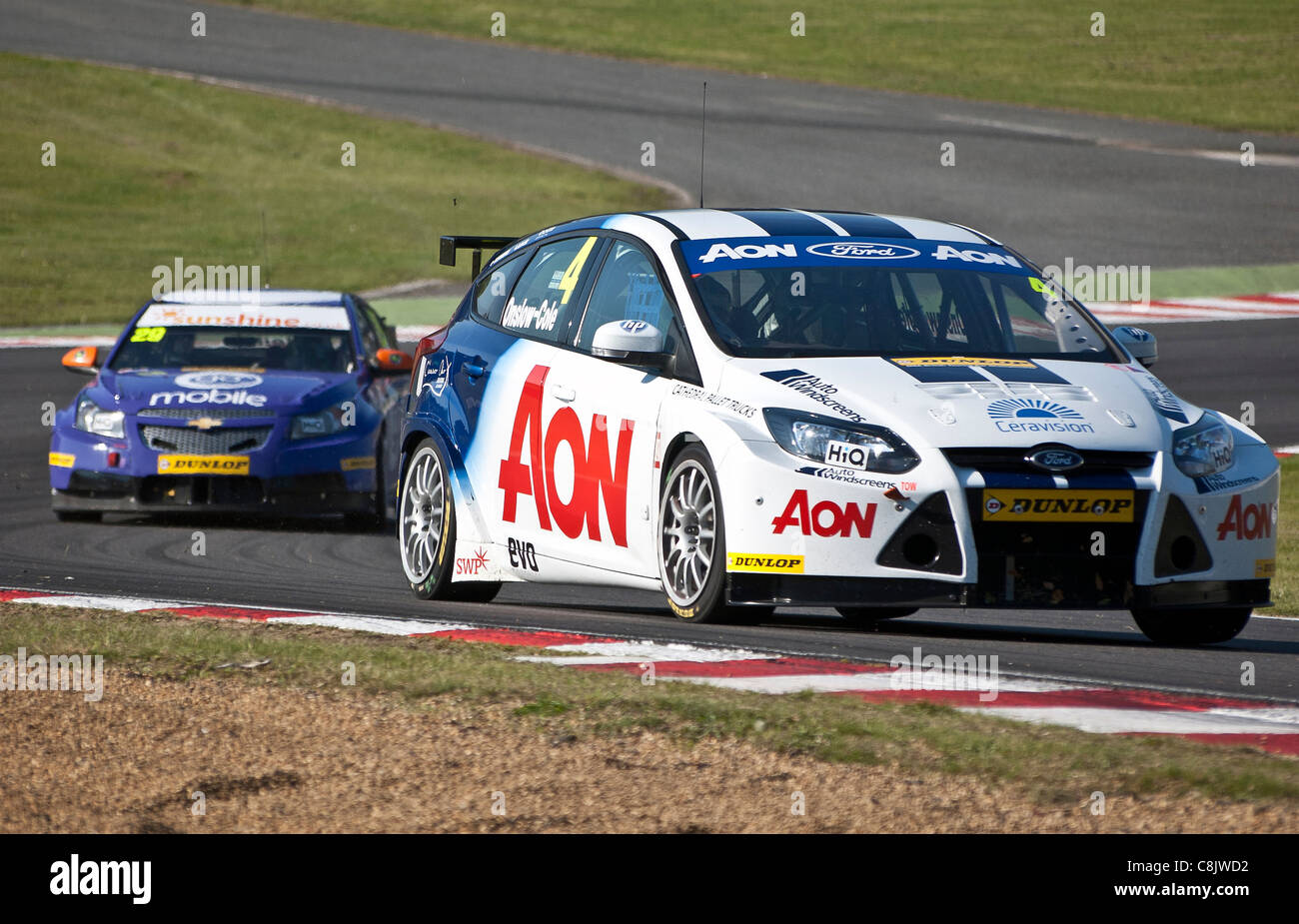 Tom Oslow-Cole of Team Aon in the British Touring Car Championship at ...