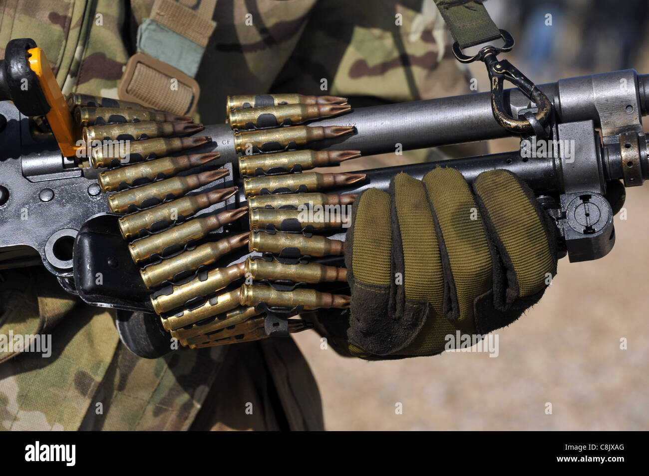 Machine gun beach hi-res stock photography and images - Alamy